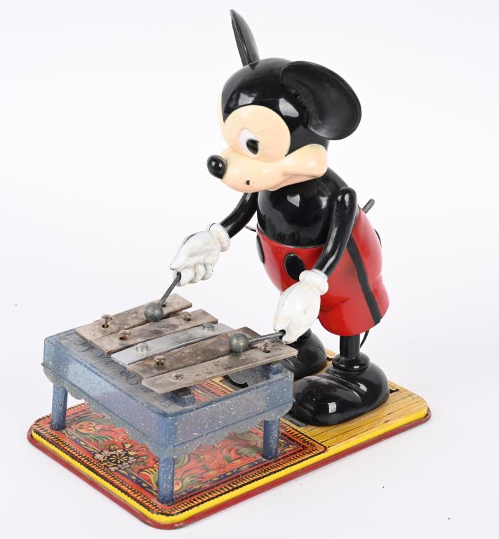 Marx Windup Mickey Mouse Xylophone Auction