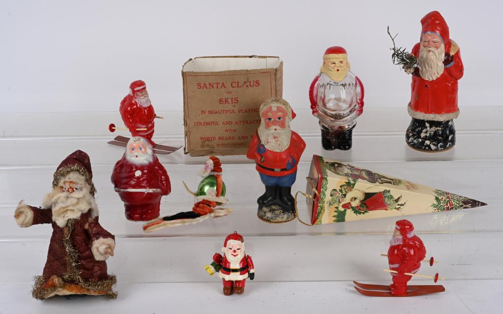 Santa Claus Candy Containers & More Auction