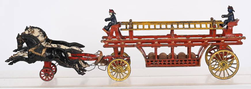 Harris Cast Iron Large Ladder Wagon