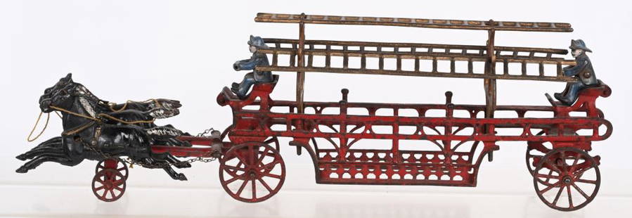 Clean Kenton Horse Drawn Fire Ladder Wagon