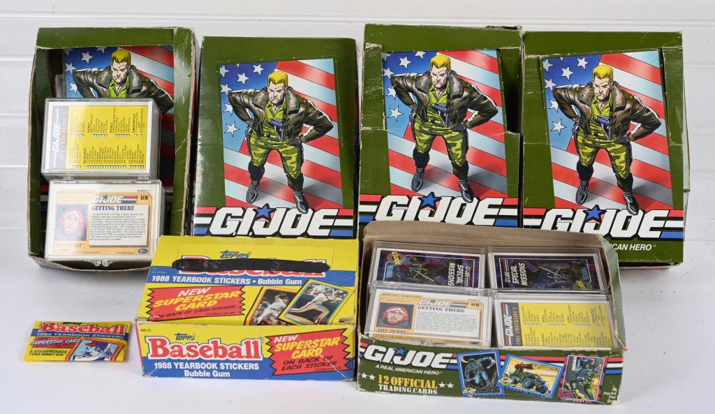 Gi Joe & Baseball Trading Cards Auction