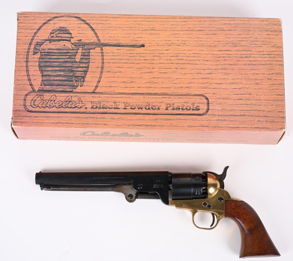 Mib Pietta Brass Frame 1851 Navy Revolver Auction