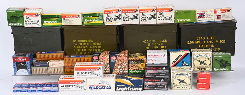 Huge Lot Of Shot Shells And Rimfire Ammo Auction