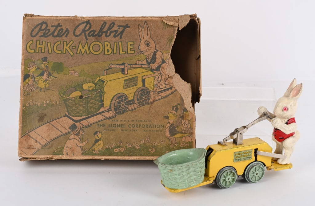 Lionel Windup Peter Rabbit Chick-mobile W/ Box Auction