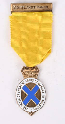 The Order Of Colonial Lords Of Manors In America