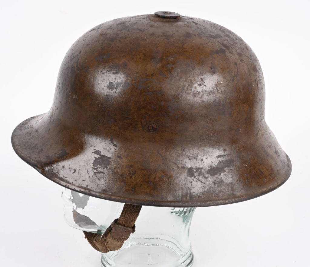 Wwi Austrian Berndorfer Type 1 Helmet W Liner Ww1 Auction