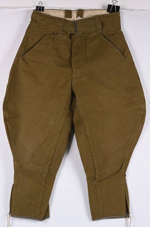 Wwii Nazi German Wehrmacht Tropical Breeches Ww2 Auction
