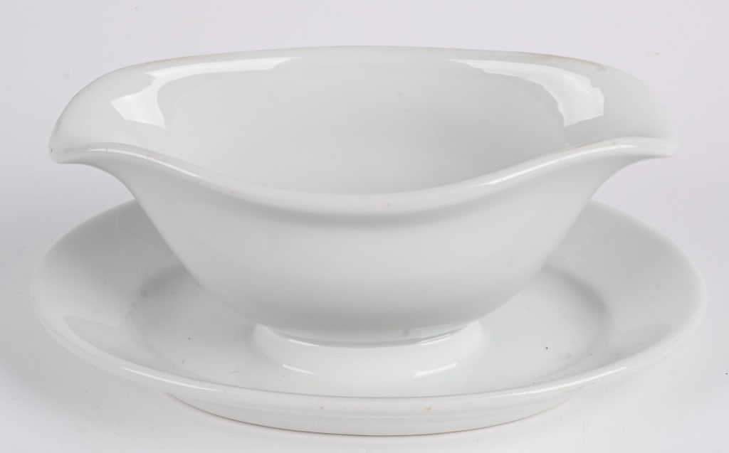 Wwii Nazi German Mess Hall Gravy Serving Boat Ww2 Auction