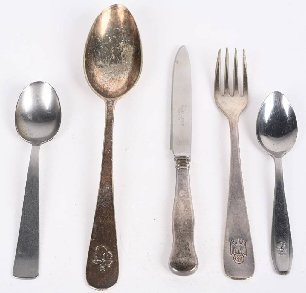 Wwii Nazi German Utensils Lot Nsdap Art Ministry Auction