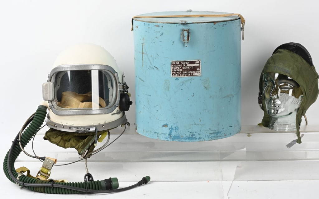 Ussr Mig Gsh-6 High Altitude Flight Helmet Cased Auction