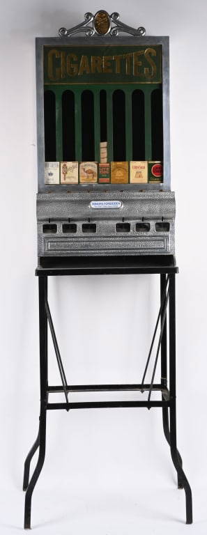 Rowe Cigarette Vending Machine W/ Stand Auction