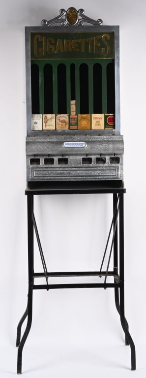 Rowe Cigarette Vending Machine W/ Stand Auction