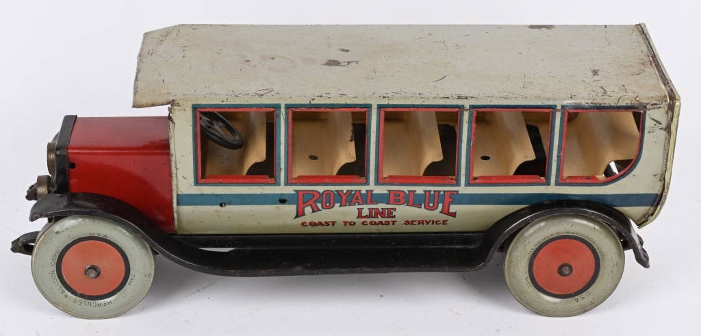 Chein Royal Blue Line Coast To Coast Bus Auction