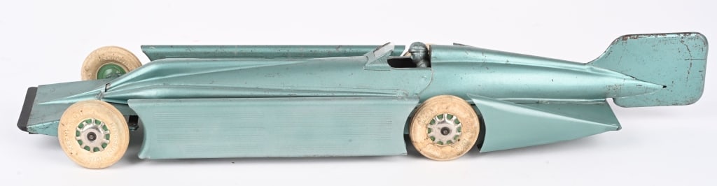 Kingsbury Windup Golden Arrow Land Speed Racer Auction