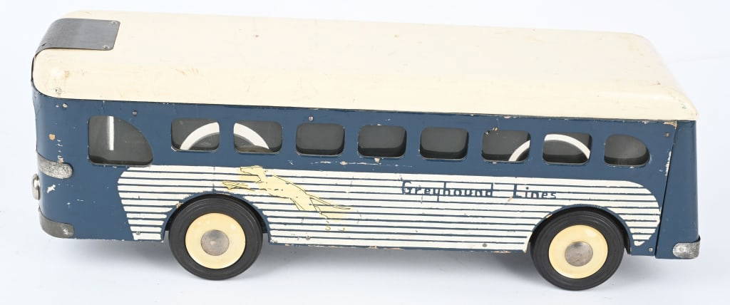 Buddy L Wooden Greyhound Bus