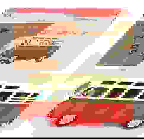 Bandai Battery Operated Volkswagon Bus W/ Box Auction