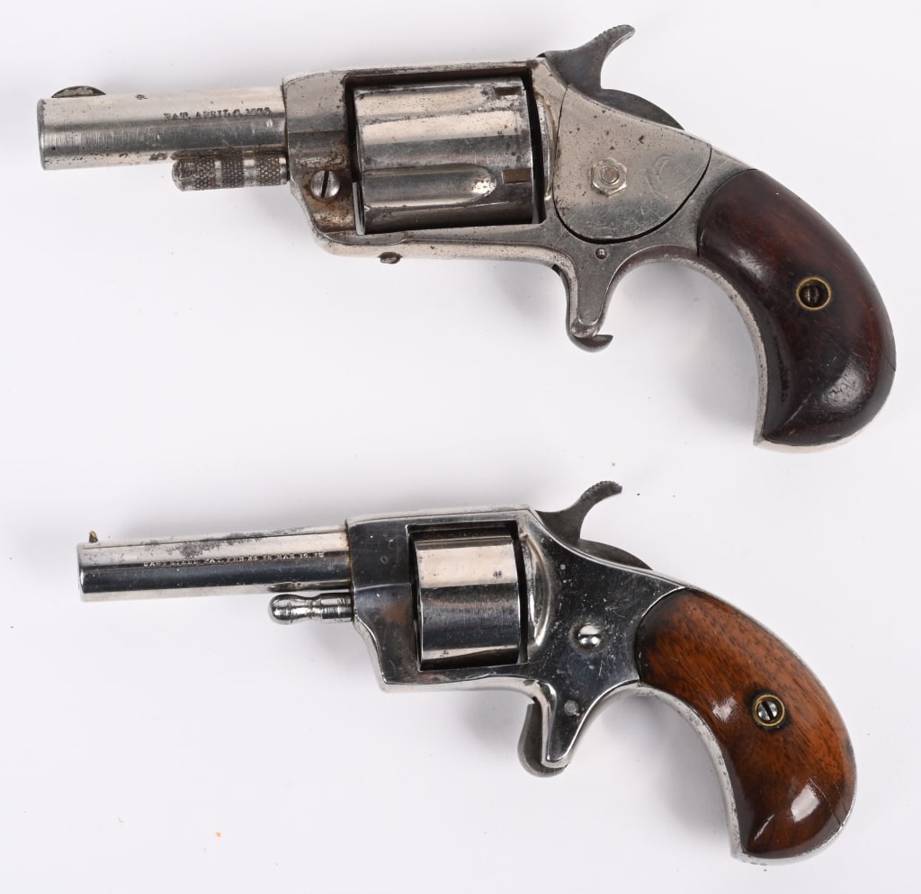 Lot (2) Antique Pocket Revolvers Auction
