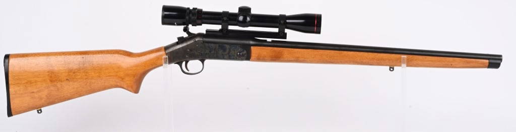H&r Model 157 Single Shot .22 Hornet Rifle Auction