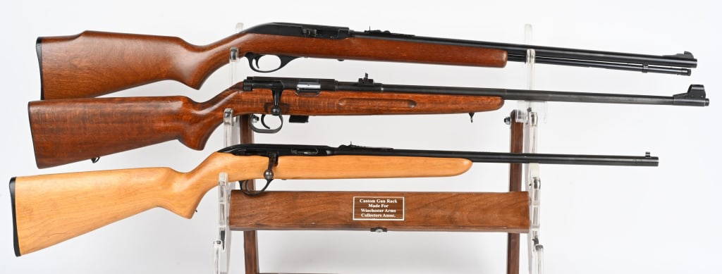 Lot (3) Vintage .22 Rifles Auction