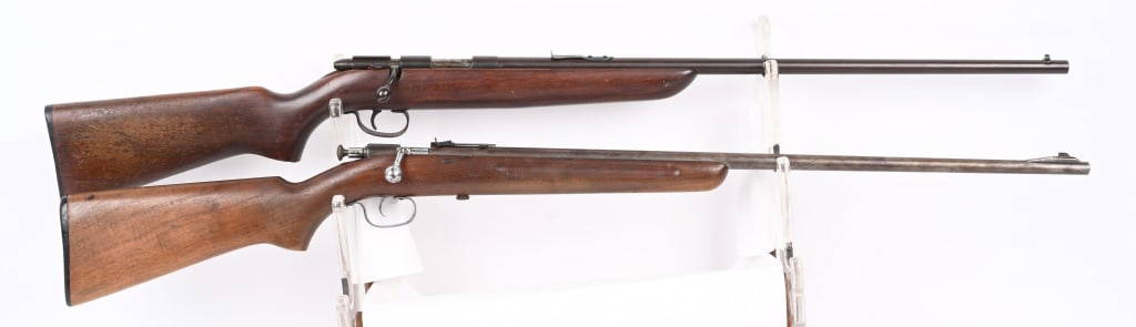 Lot (2) Bolt Action Single Shot .22 Rifles