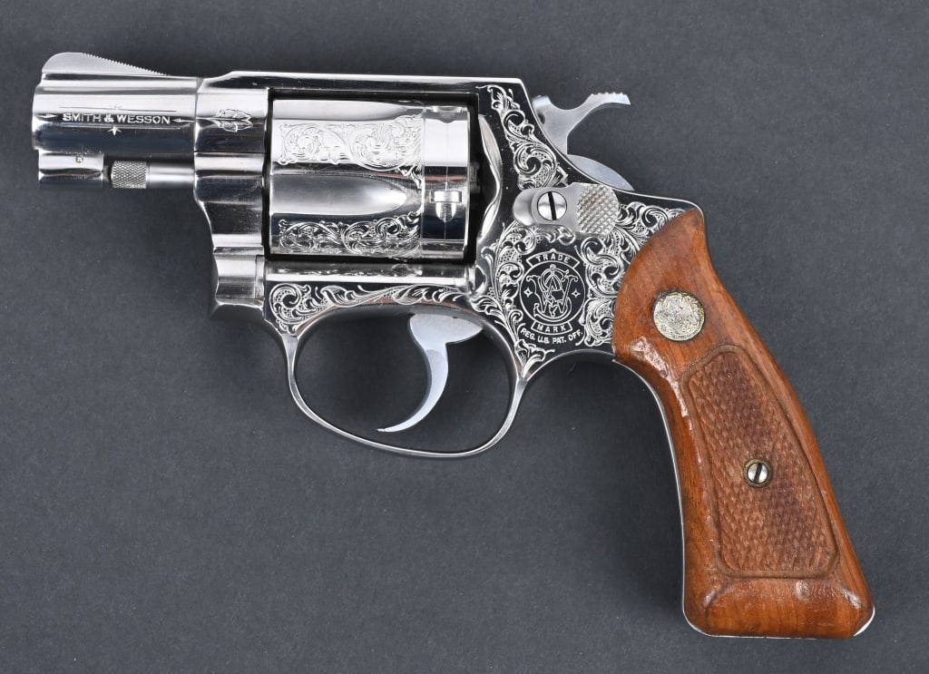 Engraved Smith & Wesson Model 60 Revolver Auction