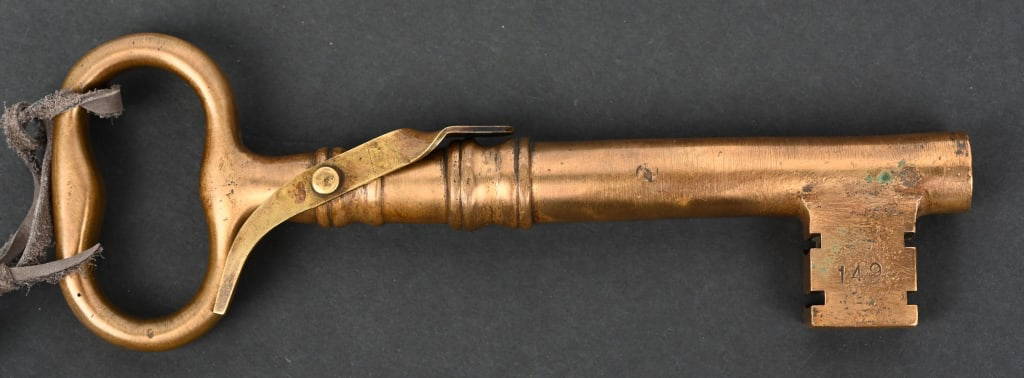 Matchlock Brass Jailers Key Gun Auction