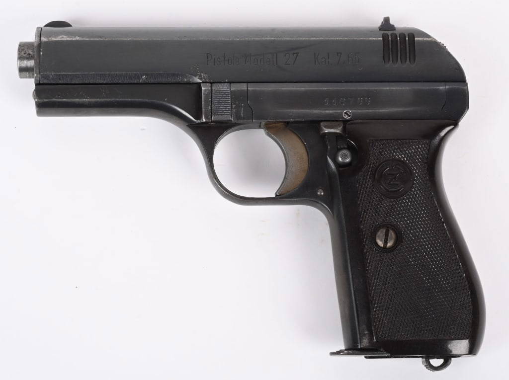 Ww2 Cz Model 27 7.65 Pistol With German Markings Auction