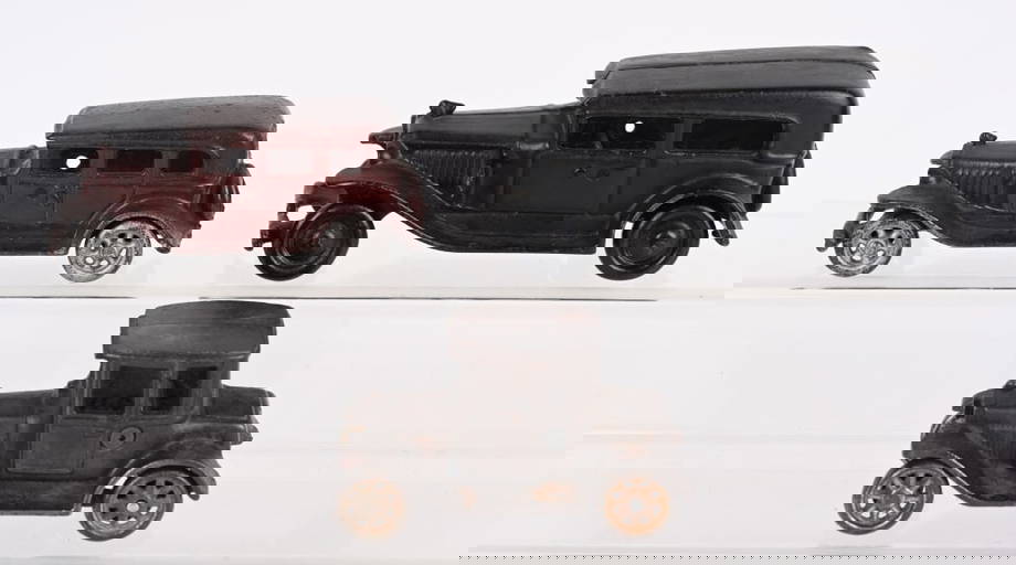 3 Cast Iron Automobiles