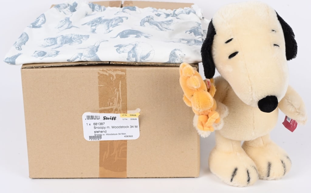 Steiff #681387 Snoopy & Woodstock Mib Auction