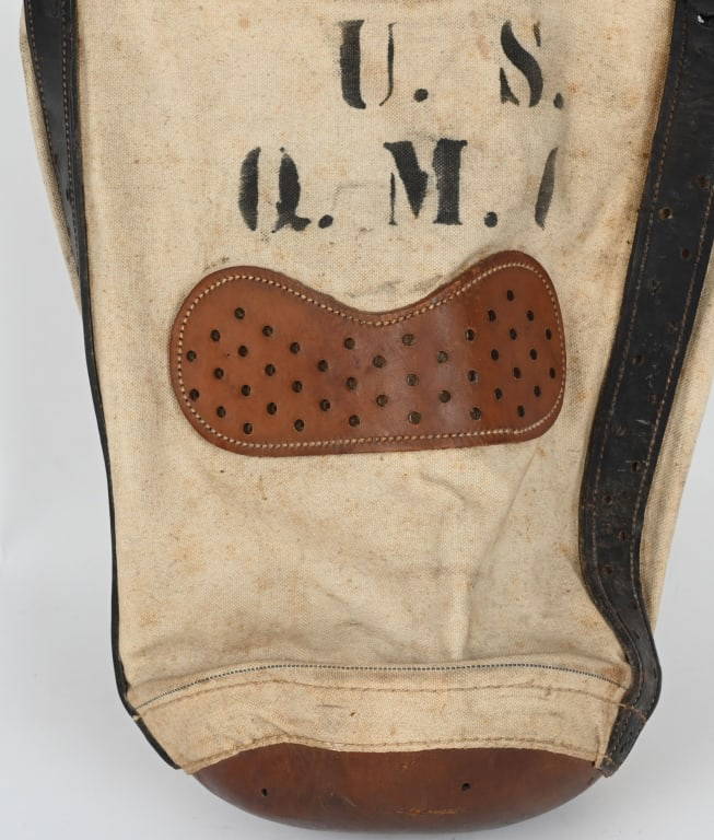 Ww1 Us Army Cavalry U.s. Q.m.c. Marked Feedbag Wwi Auction