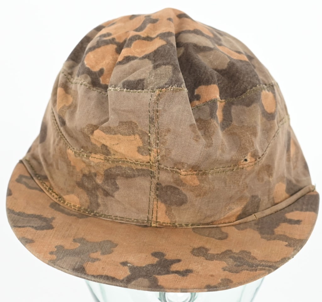 Wwii Nazi German Waffen Ss Oak Leaf A Camo M43 Cap Auction