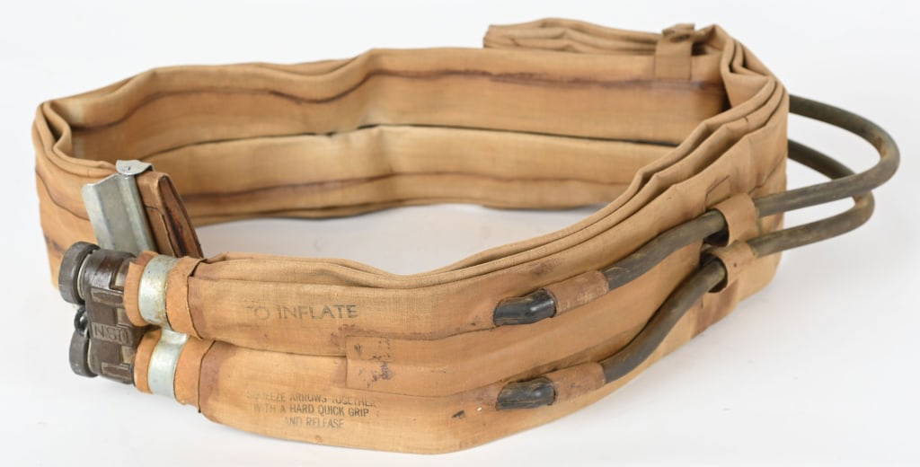 Wwii Us Navy D-day M1926 Life Preserver Ww2 Auction