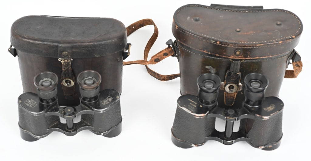 Wwii Nazi German Binocular Lot Zeiss Hensoldt Ww2 Auction