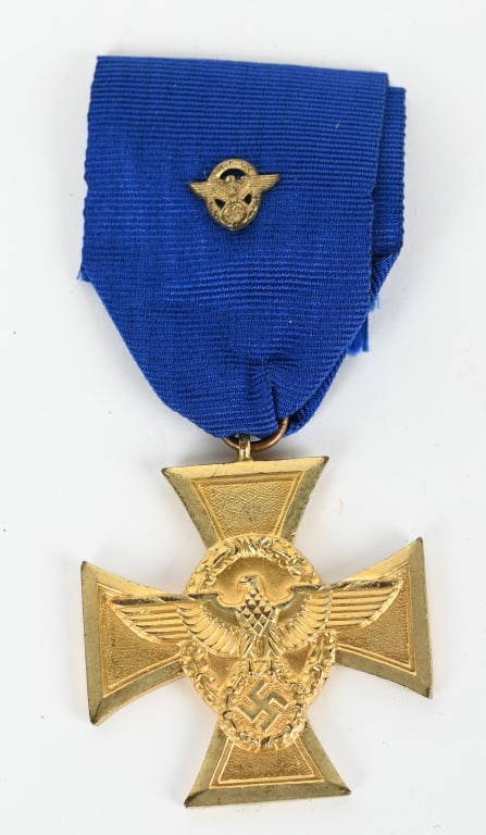 Nazi Polizei Twenty-five Year Long Service Award Auction