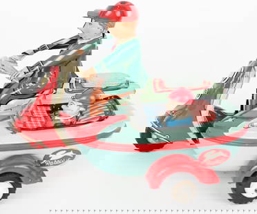 1955 Cushman Scooter With Sidecar