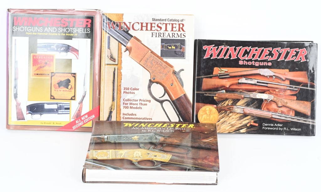 Lot (4) Hardbound Winchester Books Auction