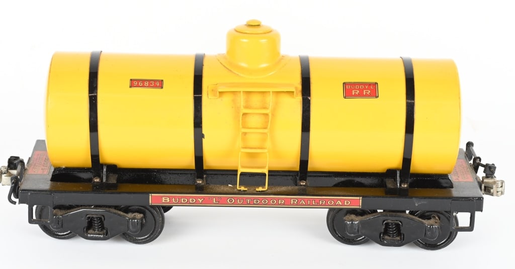 Buddy L Outdoor Railroad Yellow Tank Car Auction