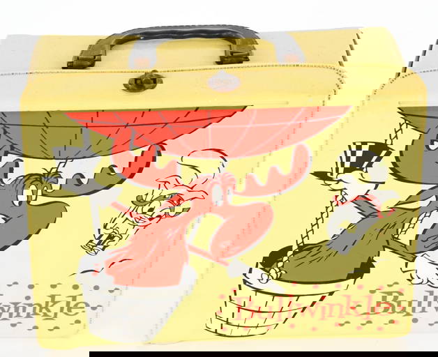 1962 Bullwinkle Vinyl Lunch Box