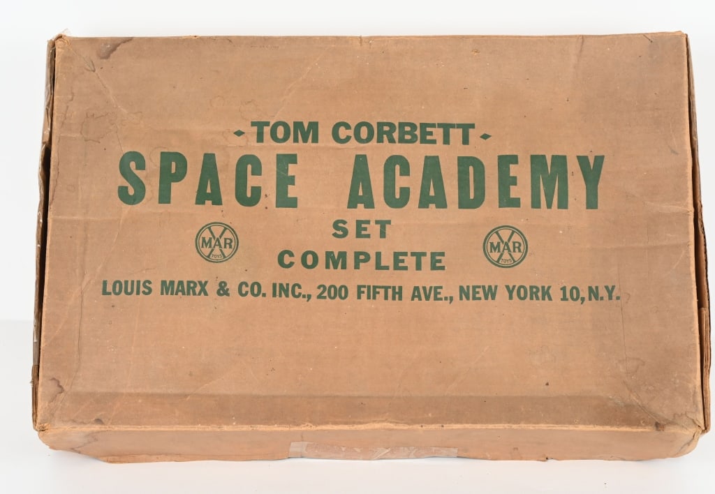 Marx Tom Corbett Space Academy Playset W/ Box Auction