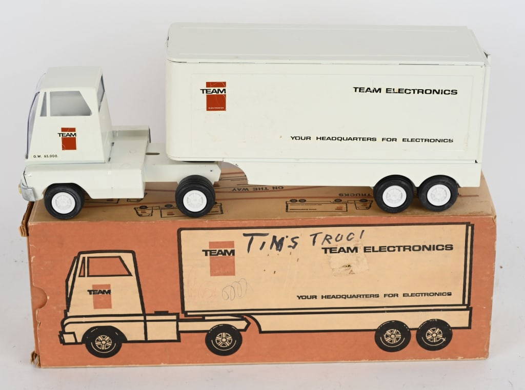 Tonka Team Electronics Semi Truck W/ Box Auction