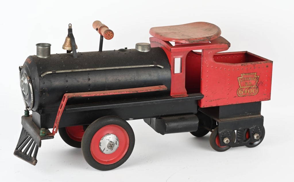 Keystone Pressed Steel Ride-on Locomotive Auction