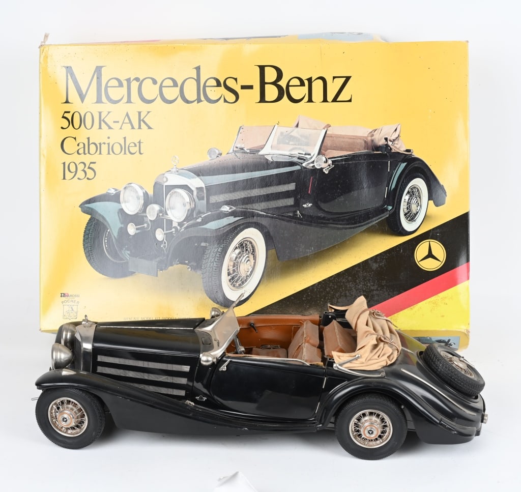Pocher 1/8 Scale 1935 Mercedes Model Kit W/ Box Auction