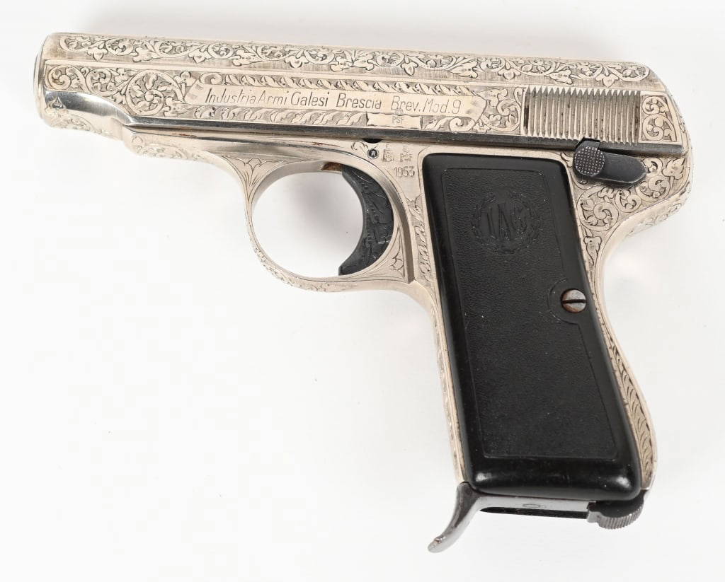 Factory Engraved Italian Galesi Model 9 7.65mm Auction