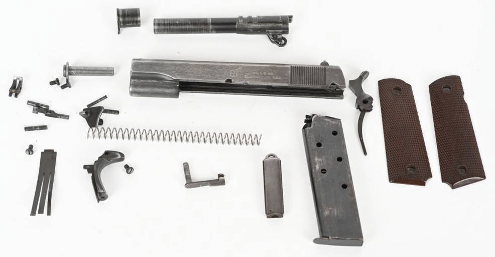 Ww2 Era M1911a1 Parts Kit With Union Switch Slide