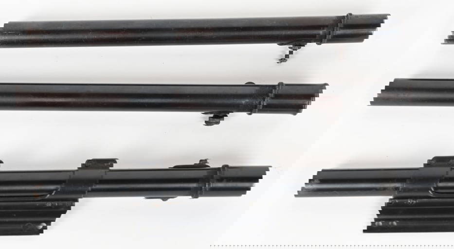 Lot (3) Early Weaver El Paso Rifle Scopes