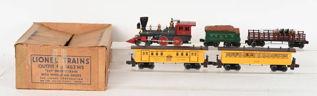 Lionel 1872 Locomotive, Tender & 3 Cars