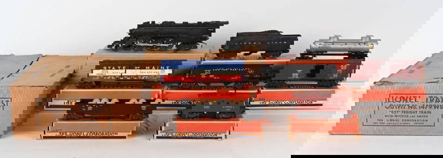 Lionel Set Box, 682 Locomotive Tender & Cars Auction