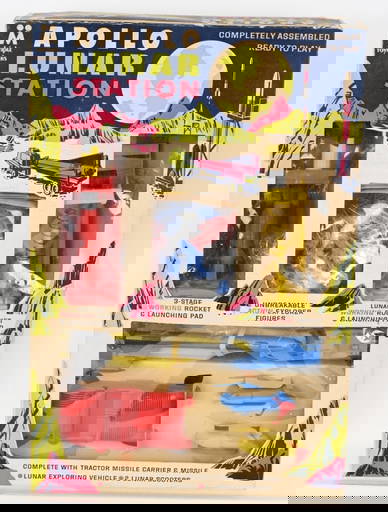 1967 Apollo Lunar Space Playset W/ Box