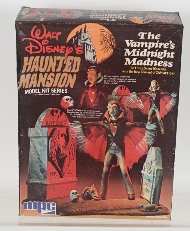 1974 Mpc Walt Disney Haunted Mansion Model Kit