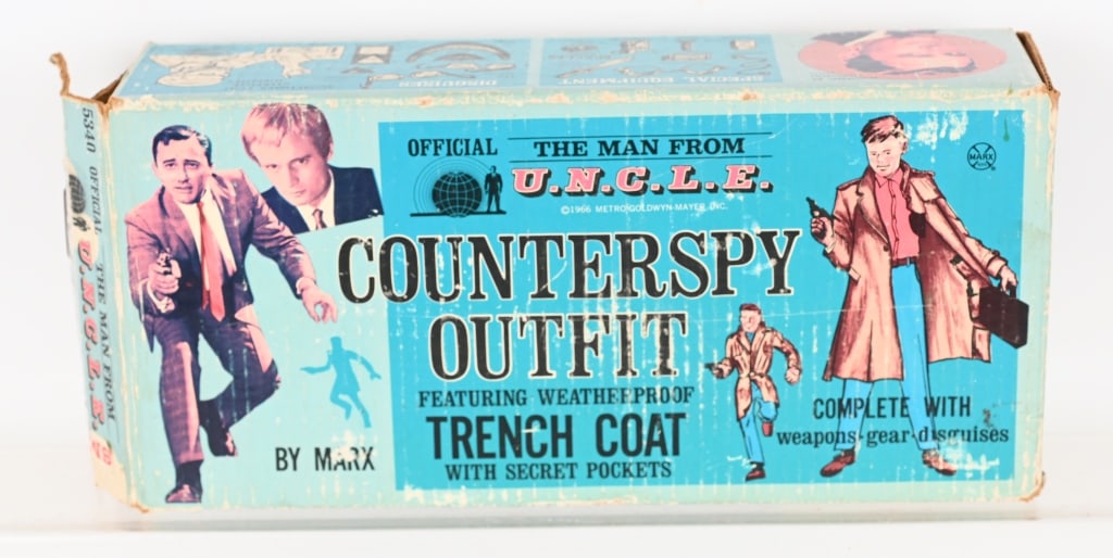 Marx Man From Uncle Counterspy Outfit W/ Box Auction